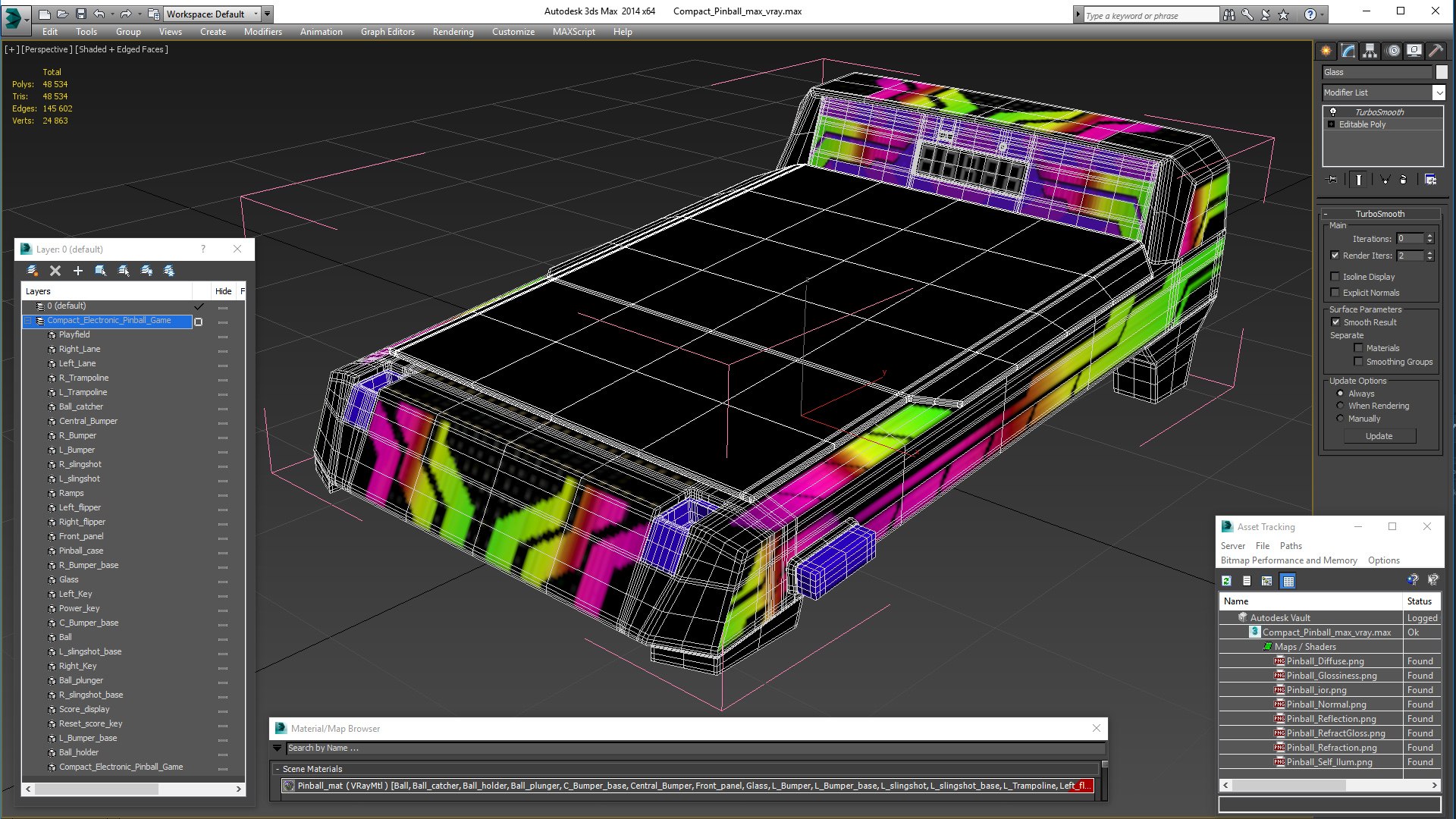 Pinball balls compact 3D model - TurboSquid 1709990
