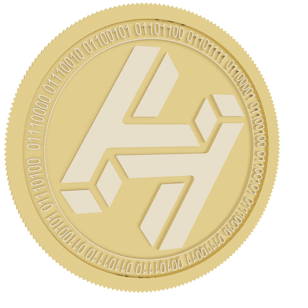 3D Handshake Gold Coin - TurboSquid 1605977
