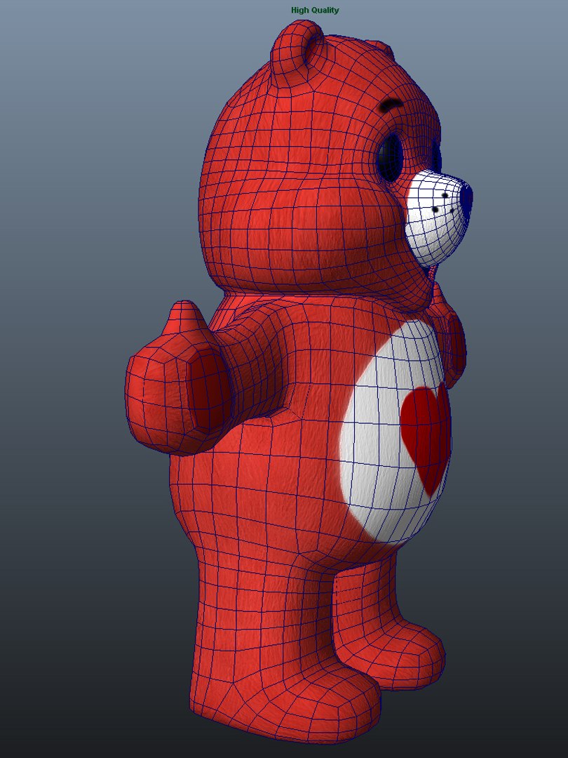 3d Care Bear Model