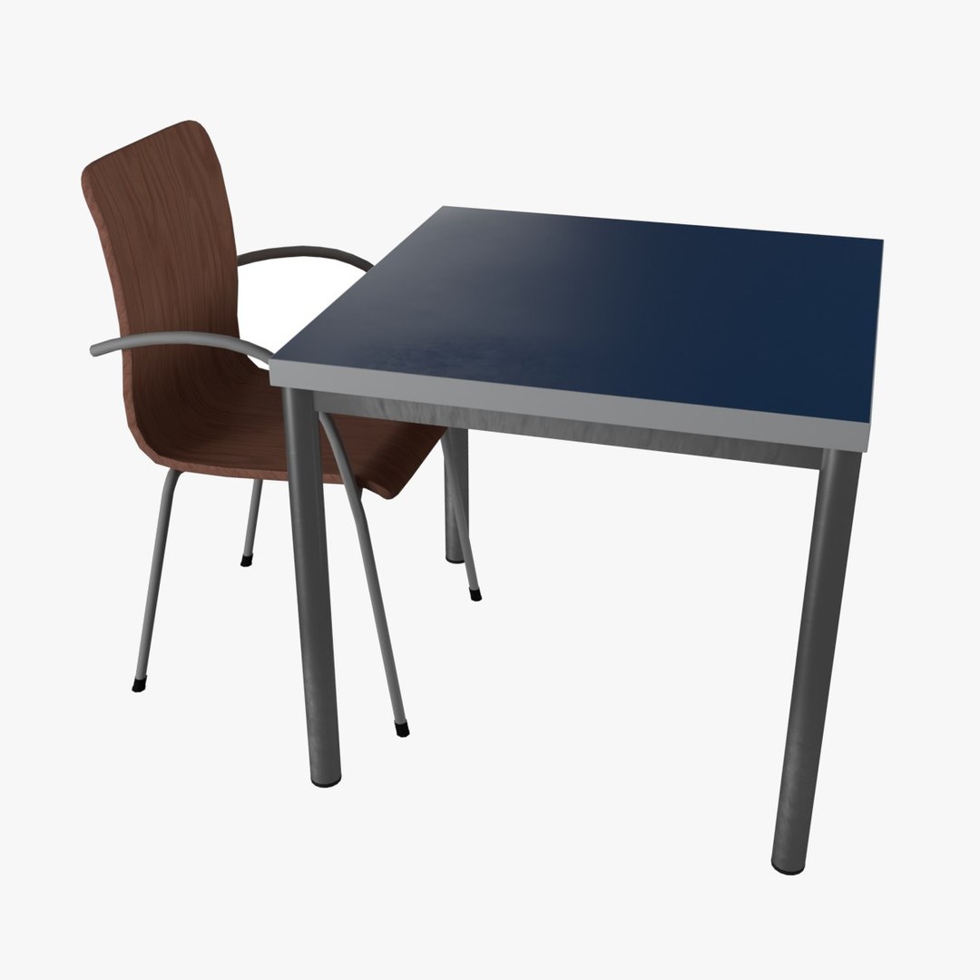 3D Hospital Table And Chair - TurboSquid 2241242