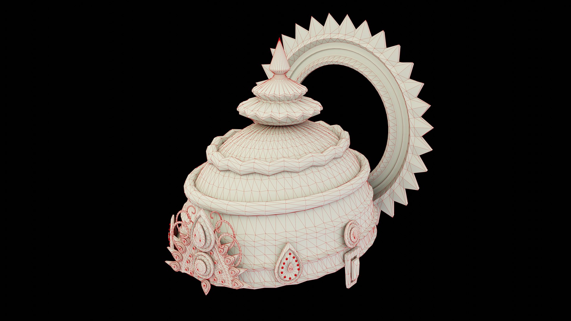 Ancient Indian Crown 3D Model - TurboSquid 1733220