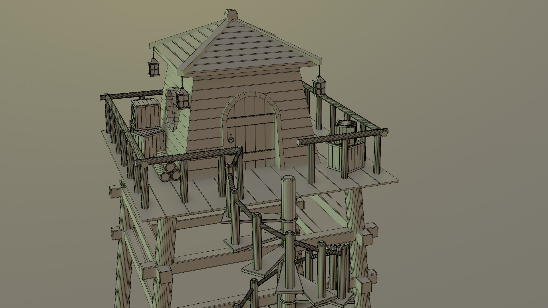 3D Forest House Model - TurboSquid 2262839