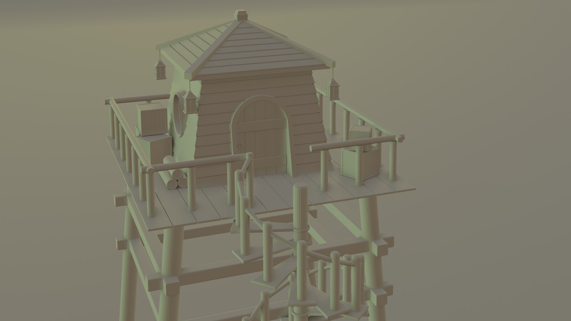 3D Forest House Model - TurboSquid 2262839