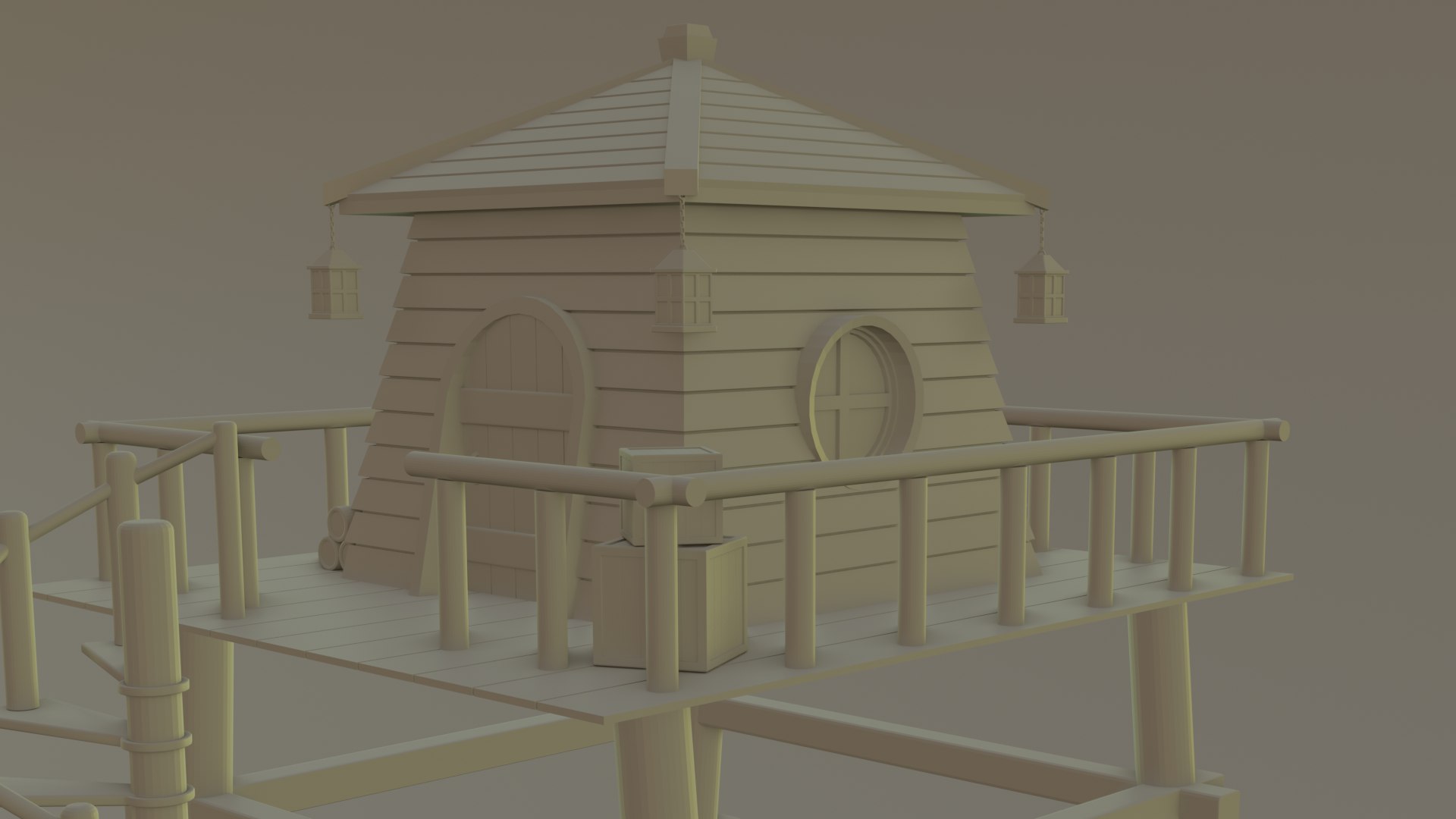 3D Forest House Model - TurboSquid 2262839