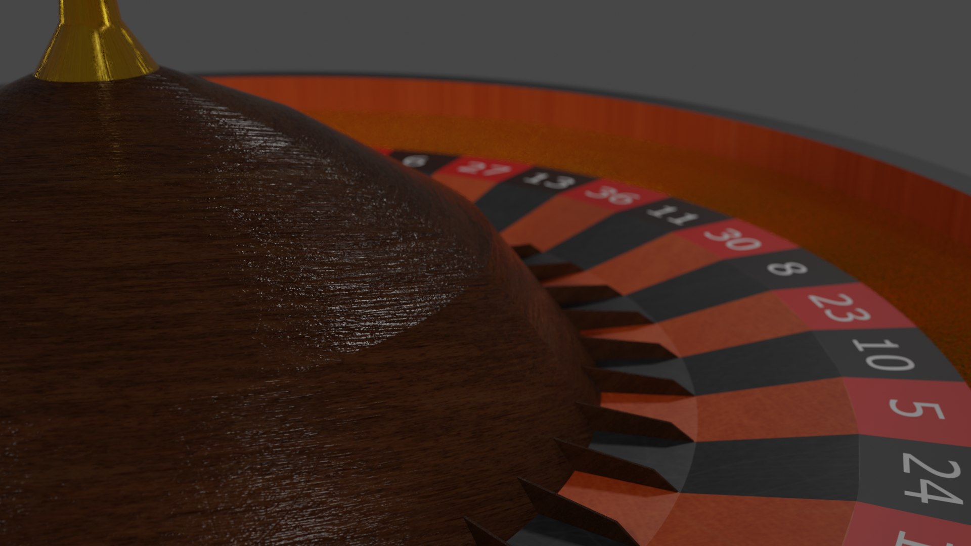 Roulette Gold Gaming 3D Model - TurboSquid 1626565