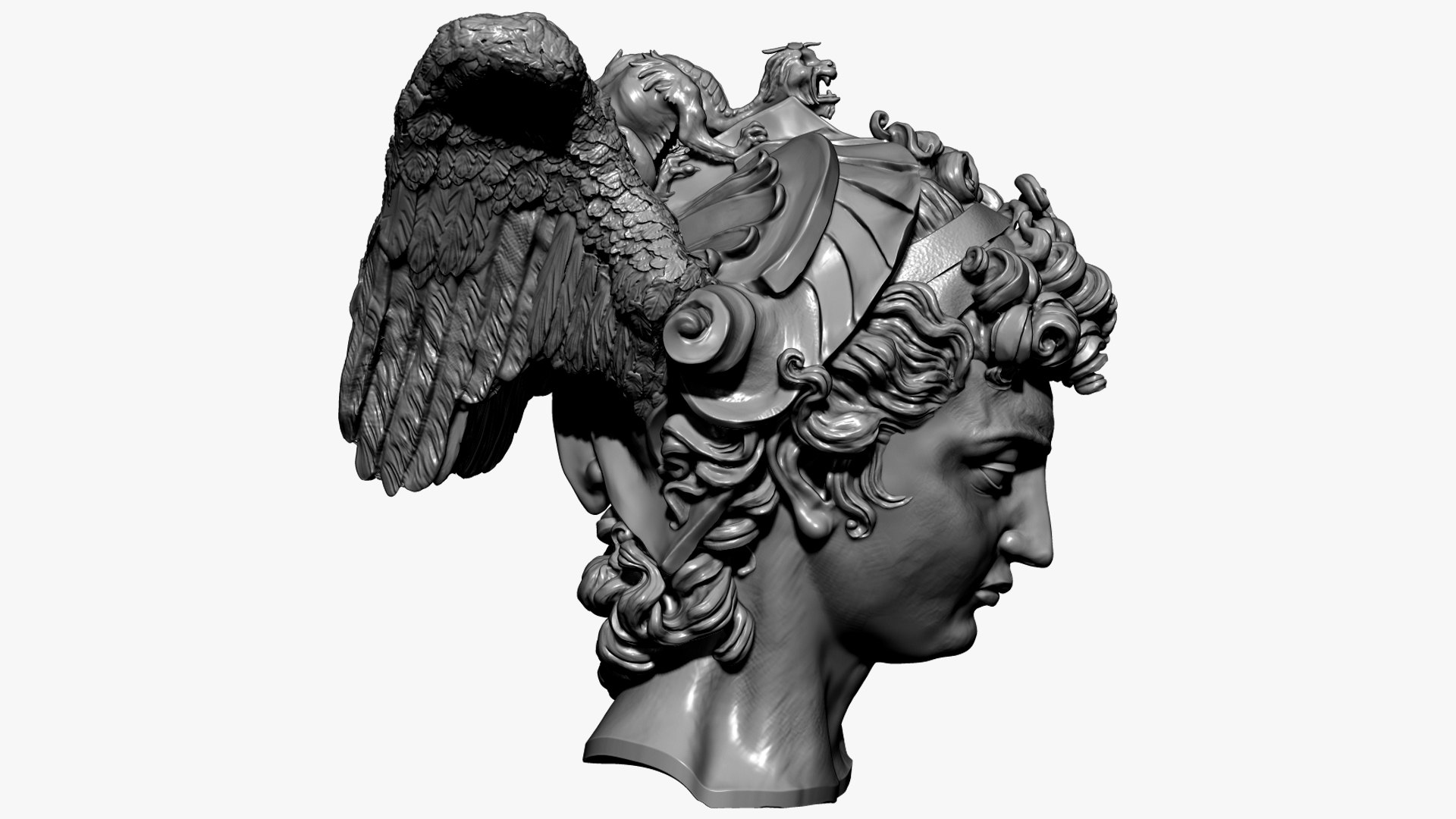 3D Model Perseus Bust - TurboSquid 1725951