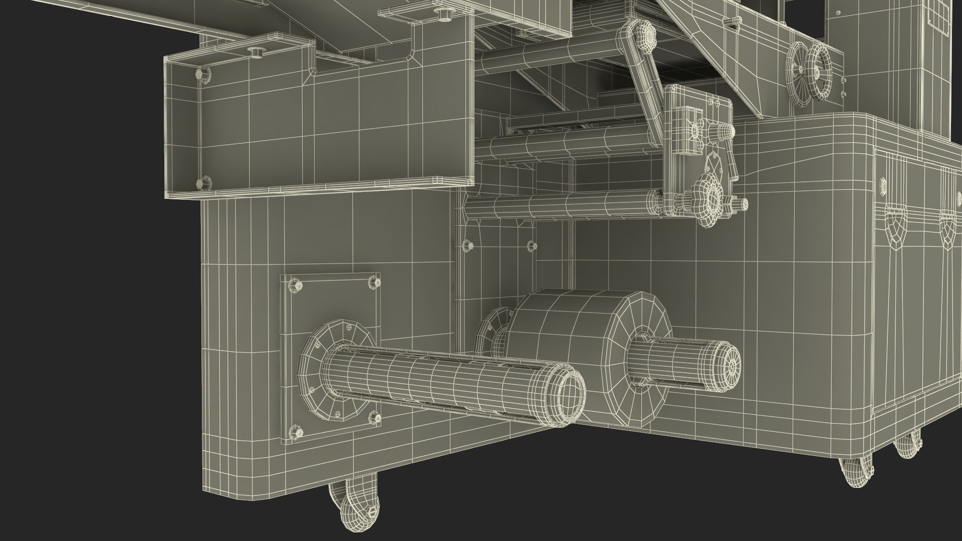 3D Seafood Processing And Packaging Conveyor Model - TurboSquid 2411109