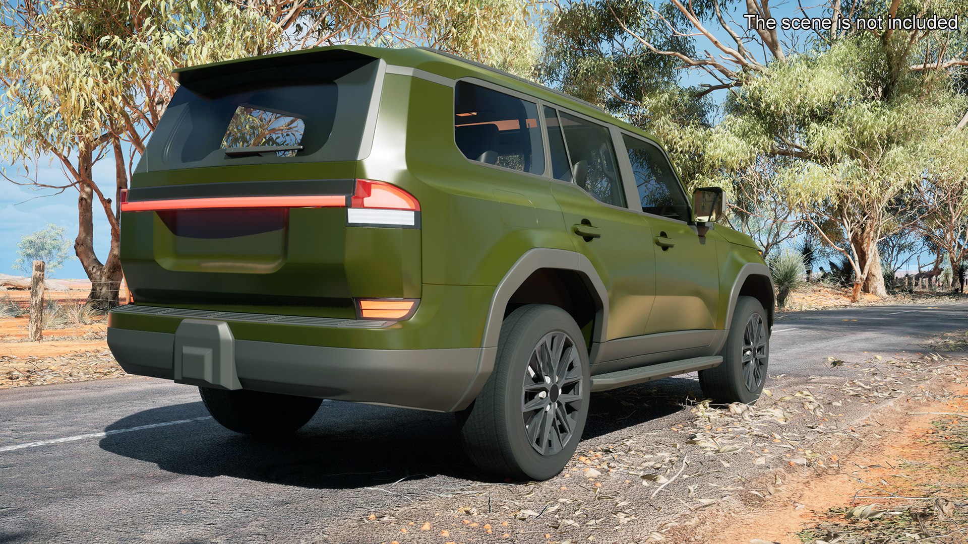 Large Luxury SUV Green Rigged 3D - TurboSquid 2146506