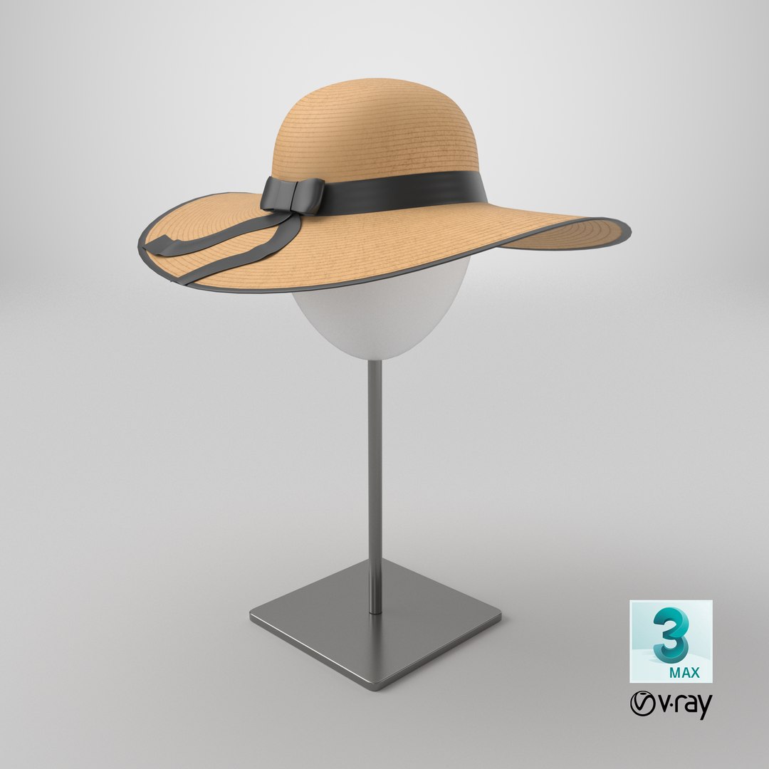 3D Model Women Hat Stand - TurboSquid 2405330