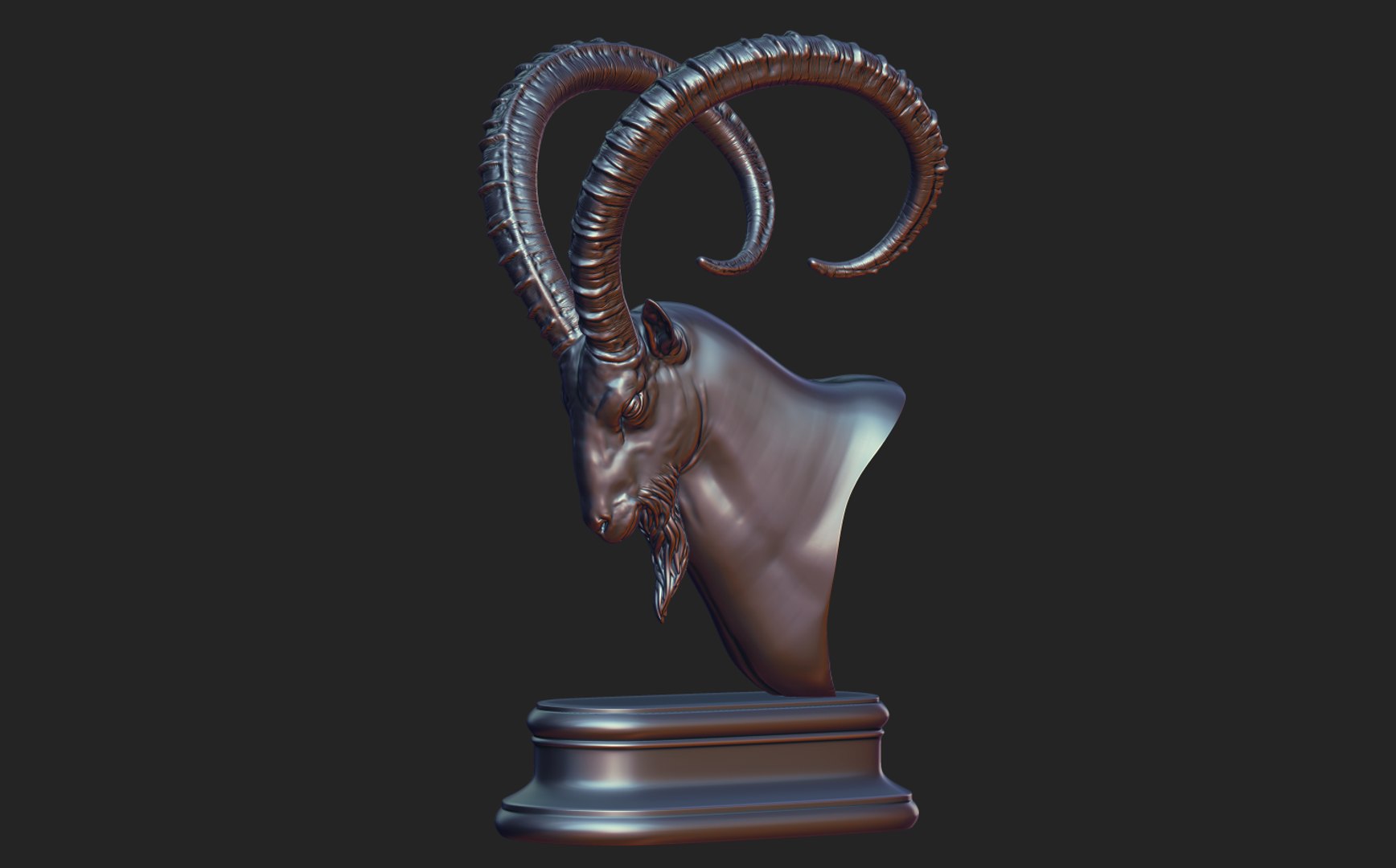 Ibex Head 3D Model - TurboSquid 1974741