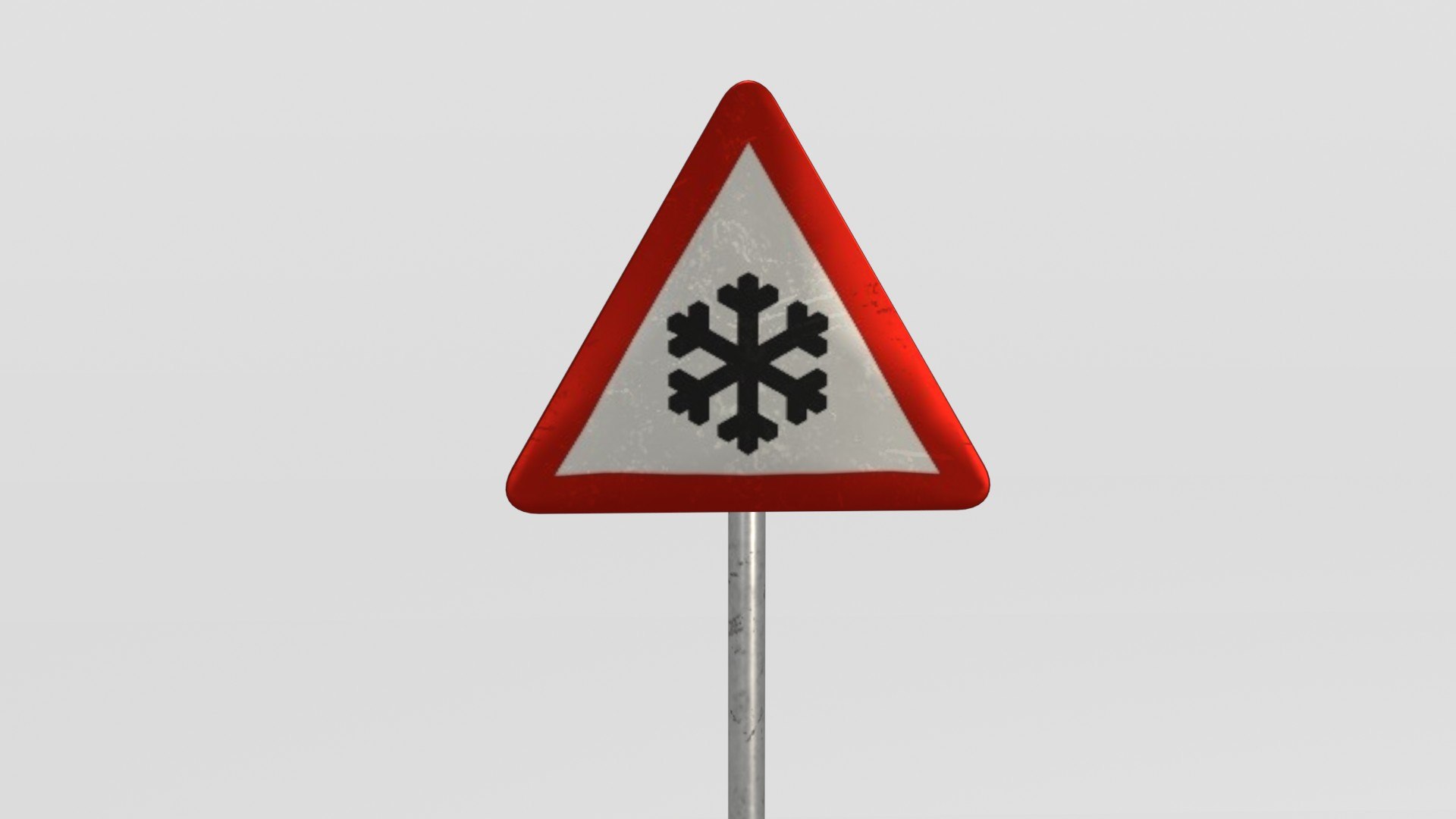 3D Traffic Sign Freeze Model - TurboSquid 2143949