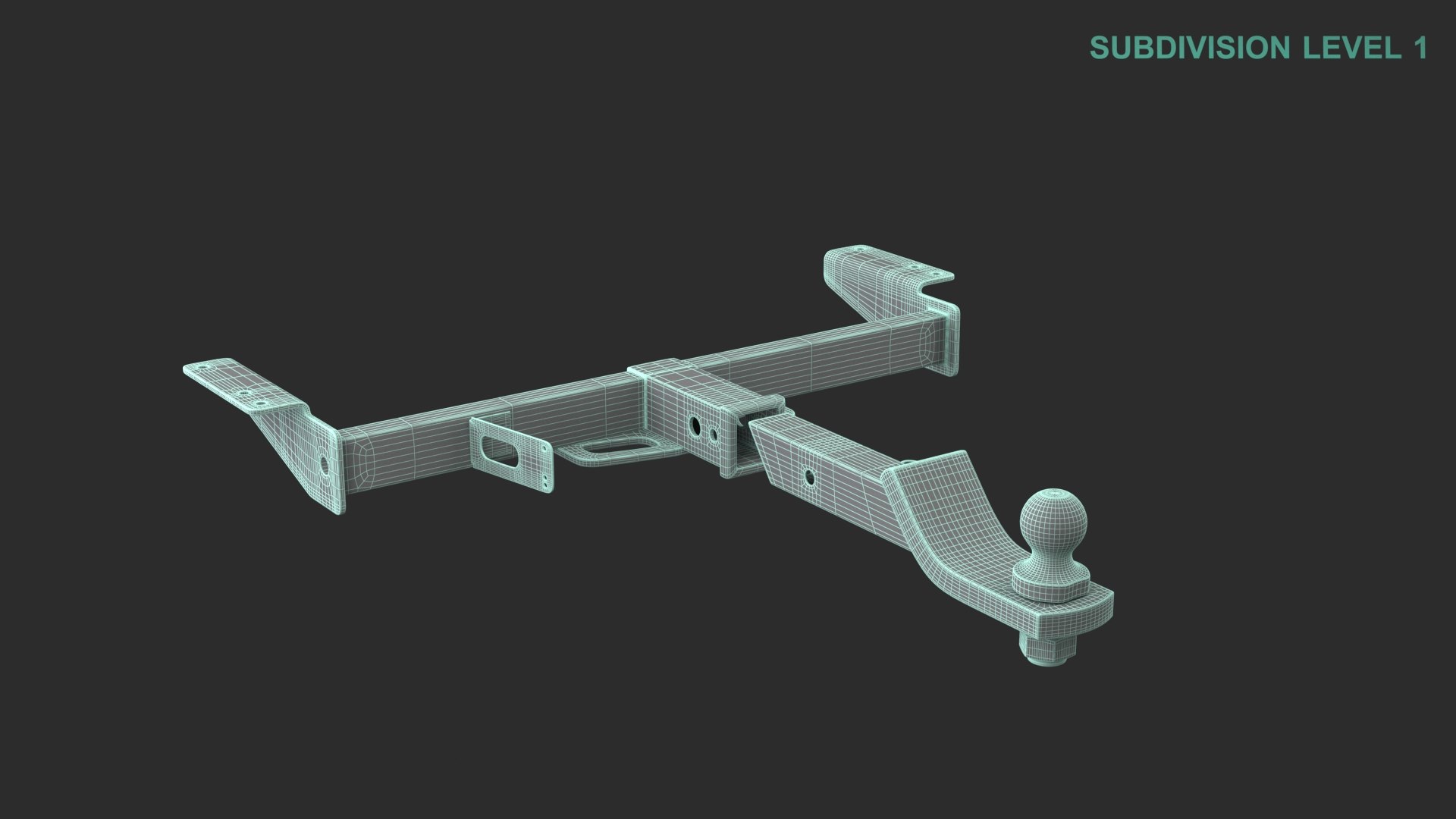 3D Trailer Hitch model - TurboSquid 1805058
