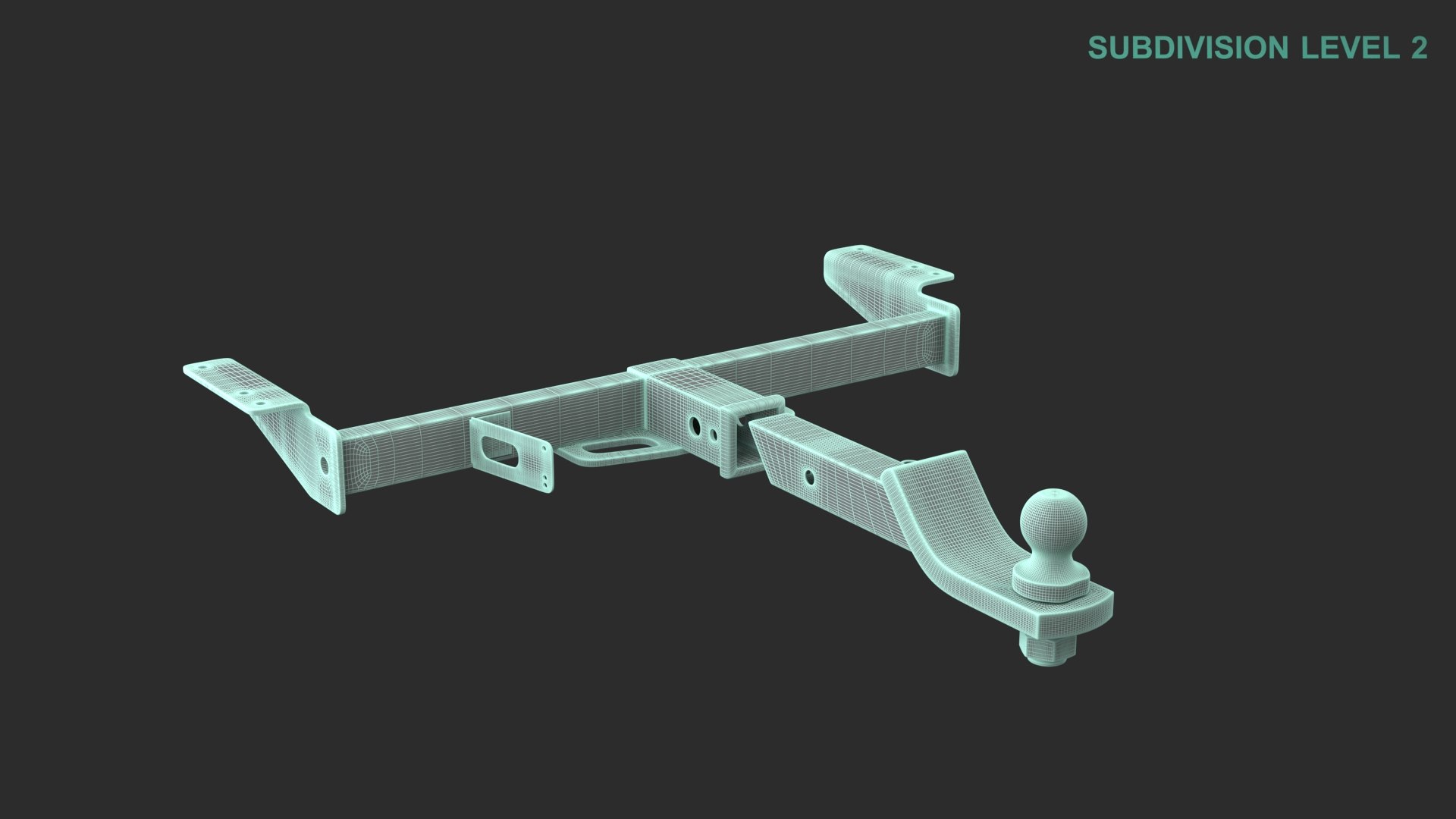 3D Trailer Hitch Model - TurboSquid 1805058