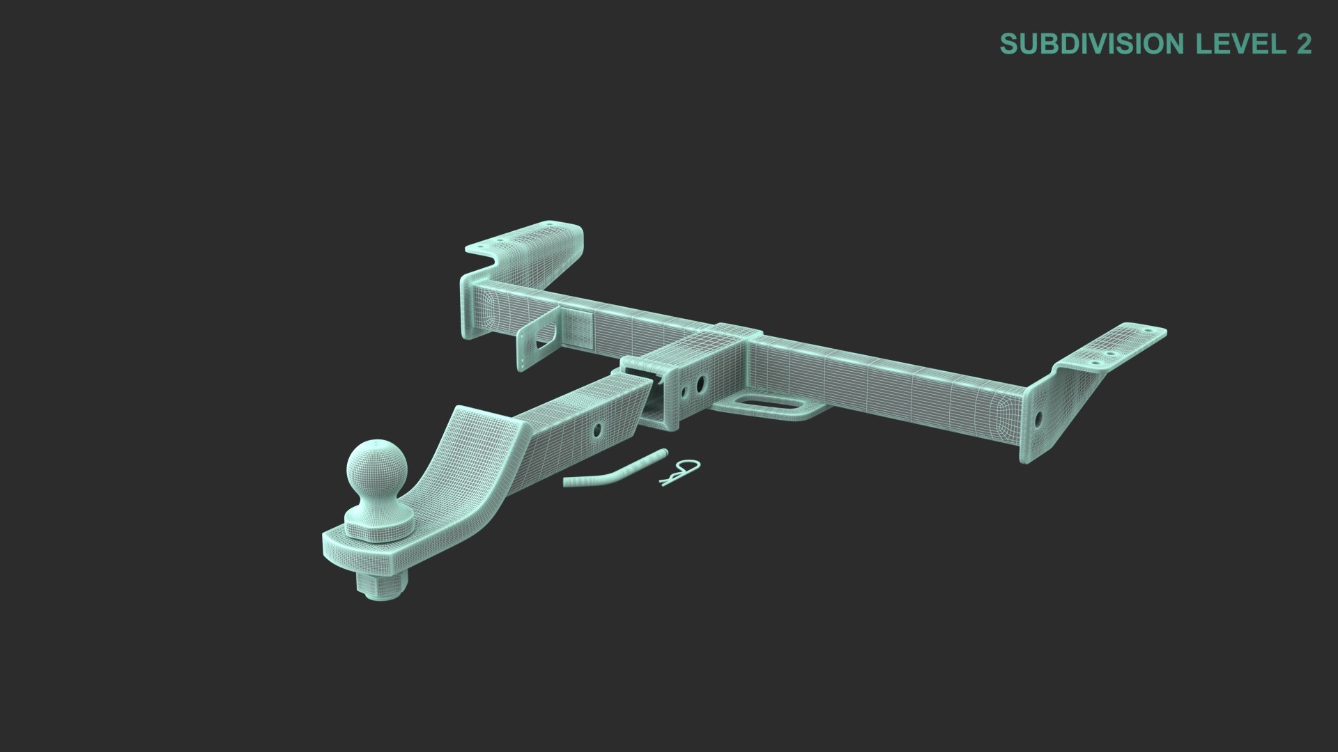 3D Trailer Hitch Model - TurboSquid 1805058