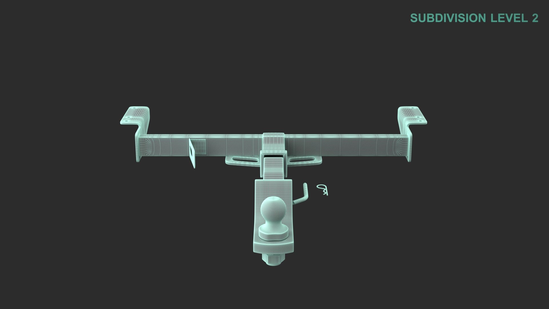 3D Trailer Hitch model - TurboSquid 1805058