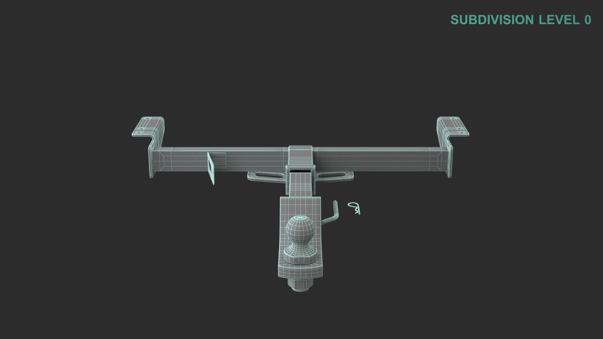 3D Trailer Hitch model - TurboSquid 1805058