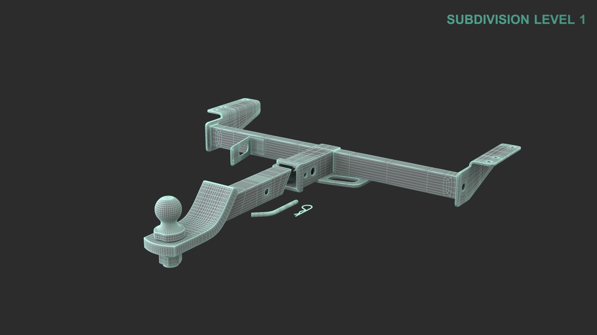 3D Trailer Hitch model - TurboSquid 1805058