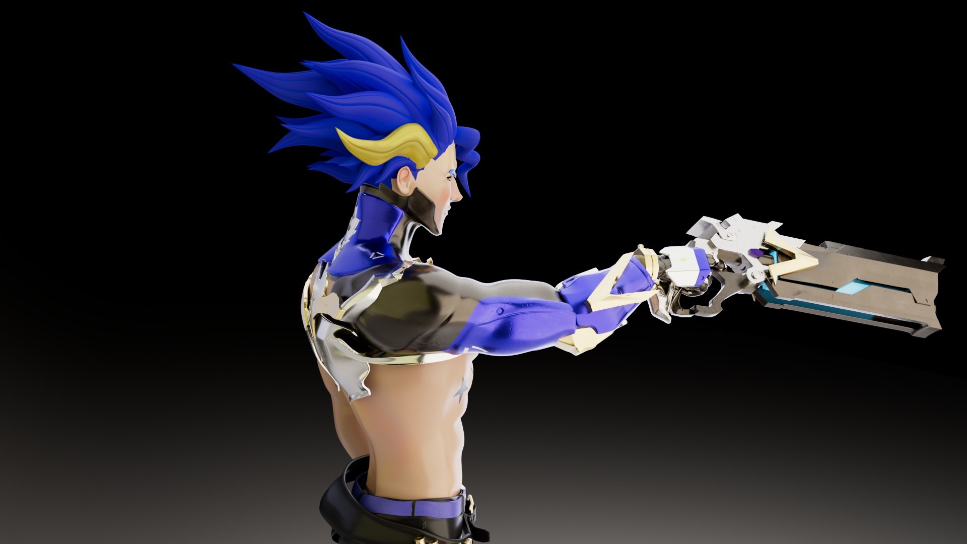 Cyberpunk Character Rig 3D - TurboSquid 2279079