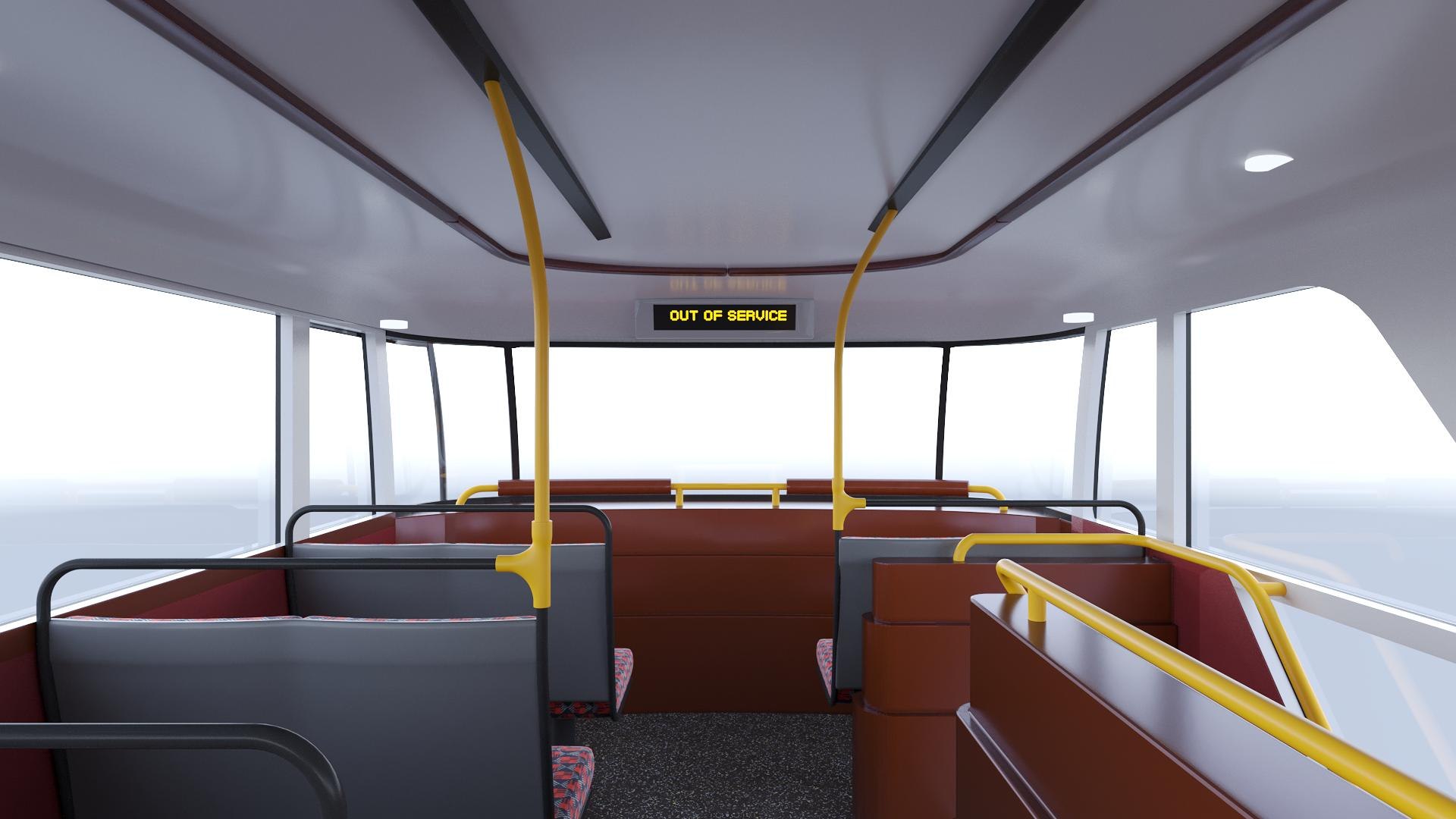 3D London Bus Arriva With Interior - TurboSquid 1990523