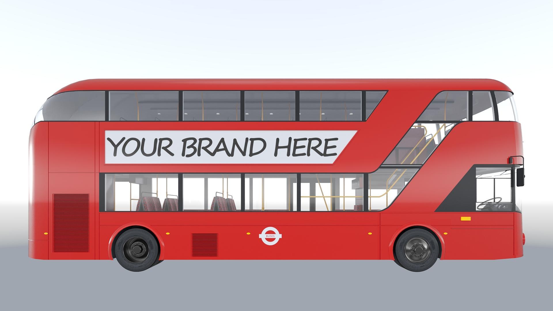3D London Bus Arriva With Interior - TurboSquid 1990523
