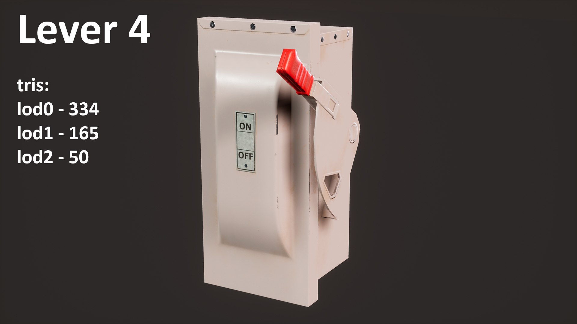 3D Buttons Levers Pack - TurboSquid 1680155