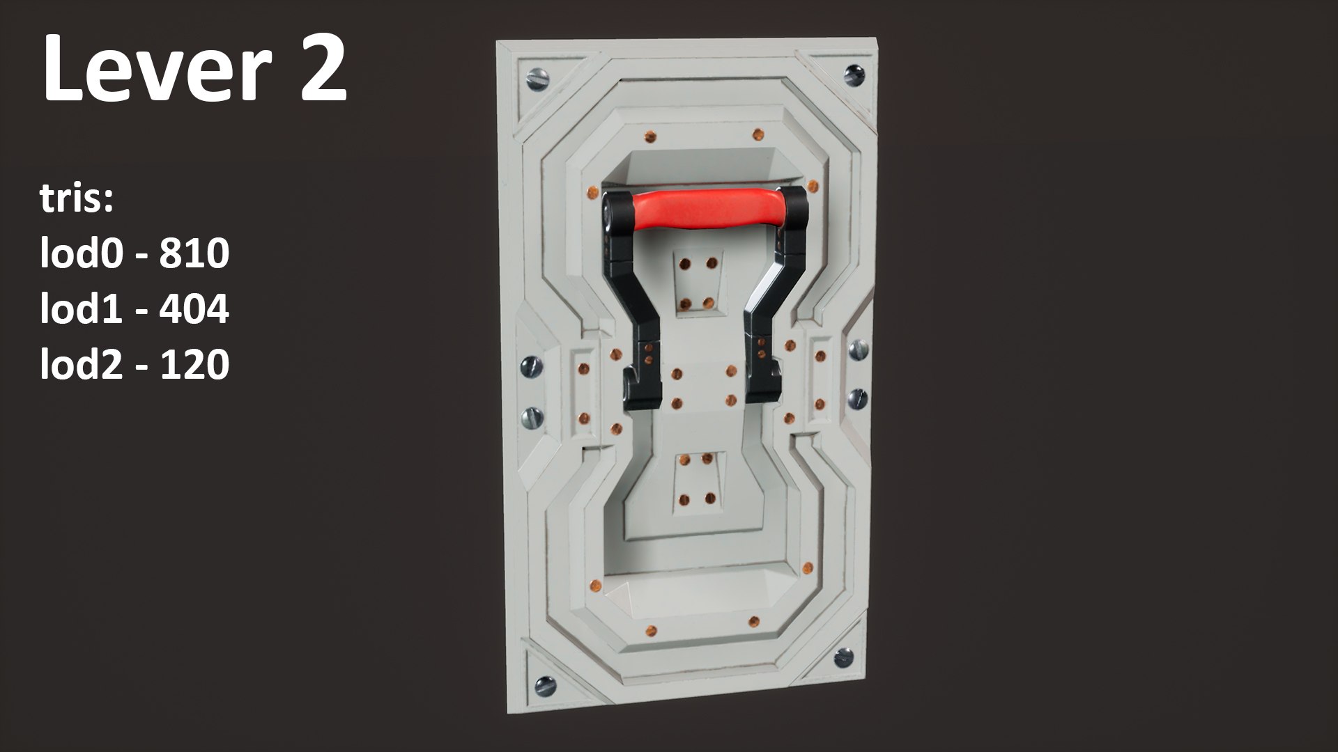 3D Buttons Levers Pack - TurboSquid 1680155