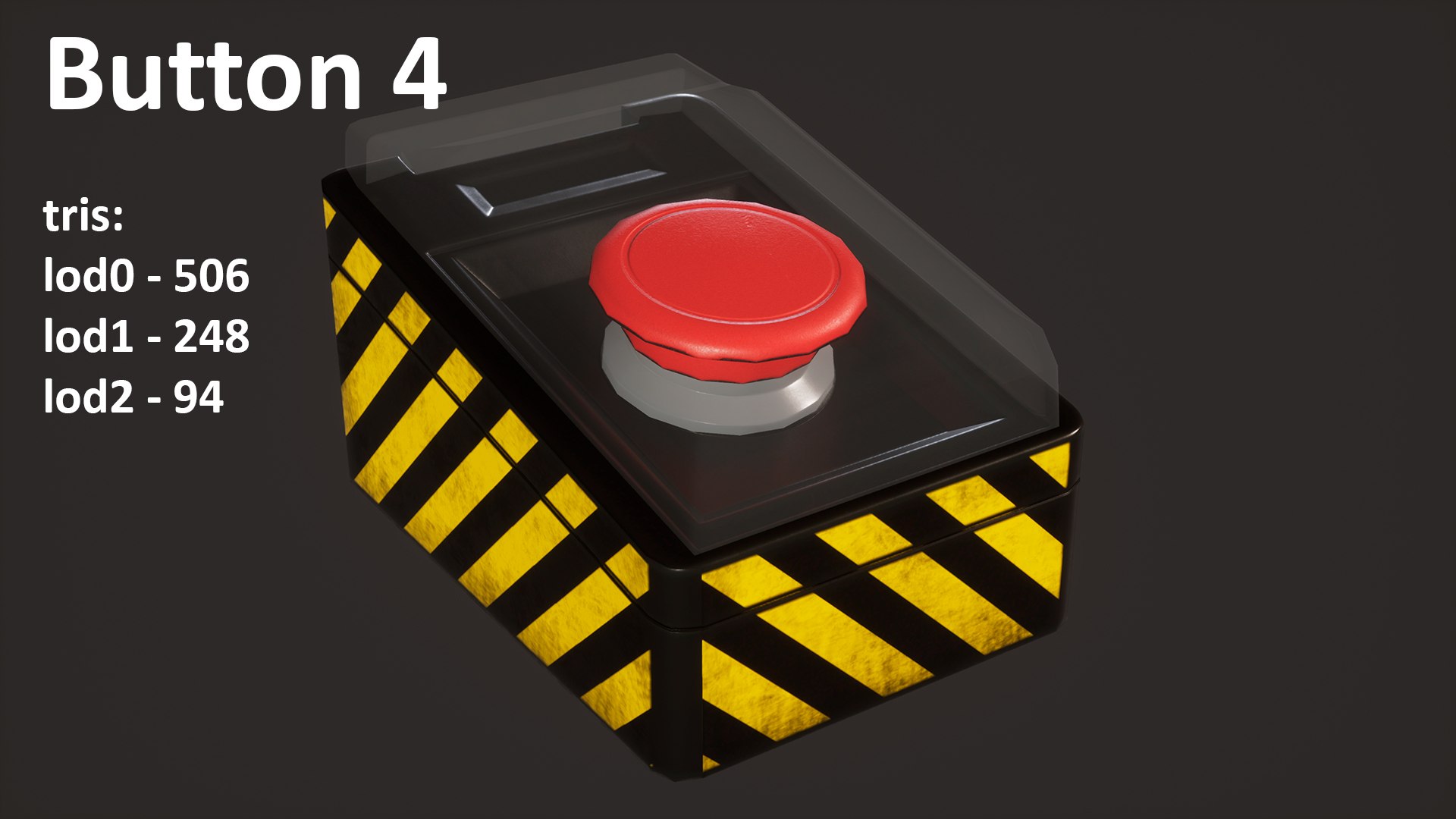 3D Buttons Levers Pack - TurboSquid 1680155