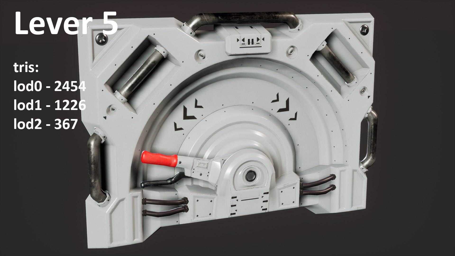 3D Buttons Levers Pack - TurboSquid 1680155