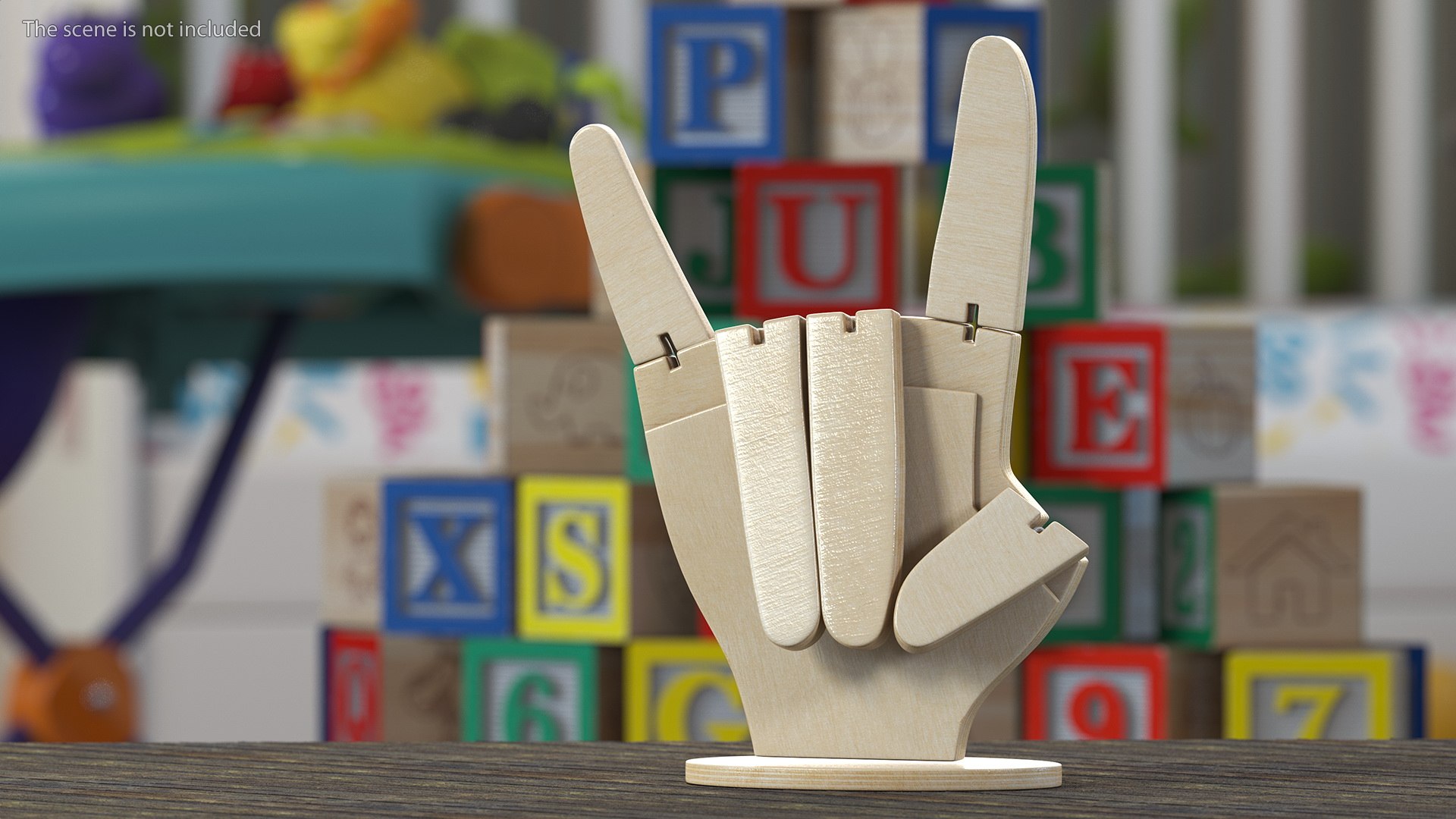 3D Heavy Metal Hand Symbol - TurboSquid 1821172