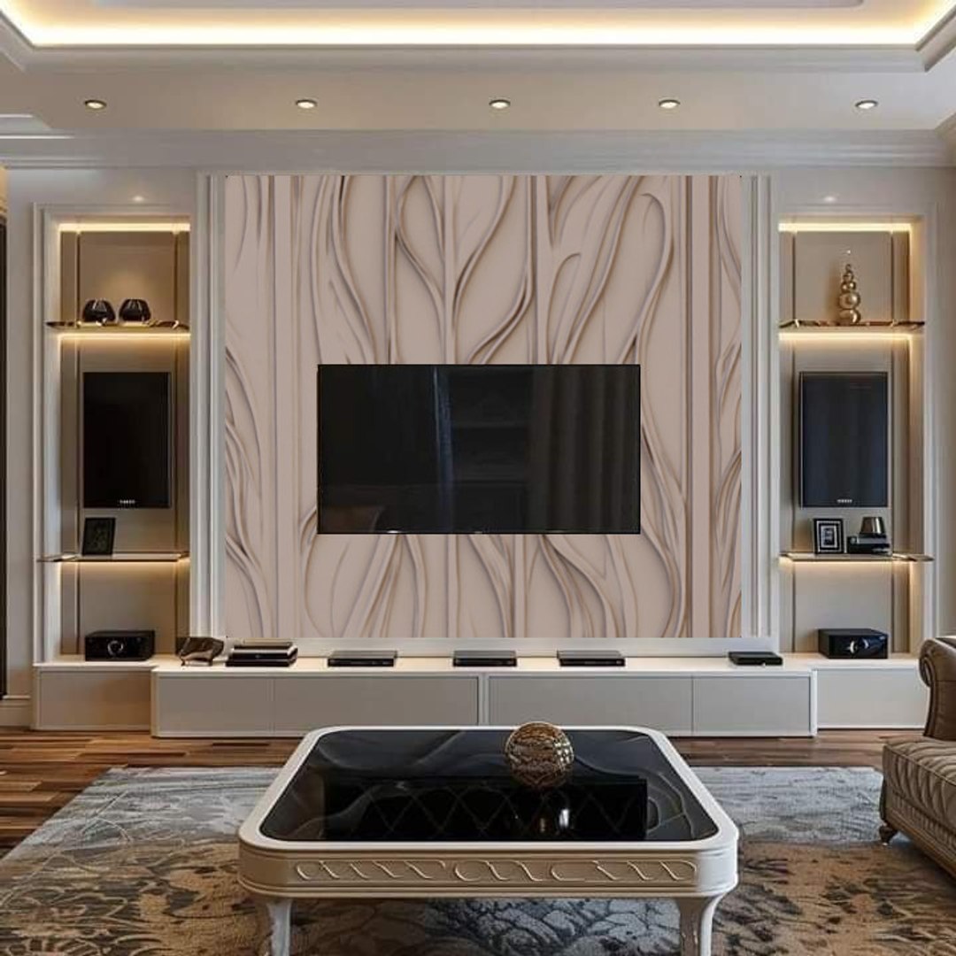 3D Decor Set Wall Tv Panel Wall Relief Mural CNC 66 Model - TurboSquid ...