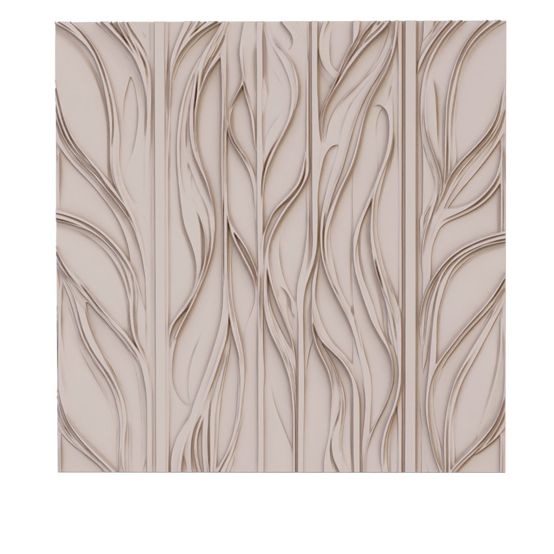 3D Decor Set Wall Tv Panel Wall Relief Mural CNC 66 Model - TurboSquid ...