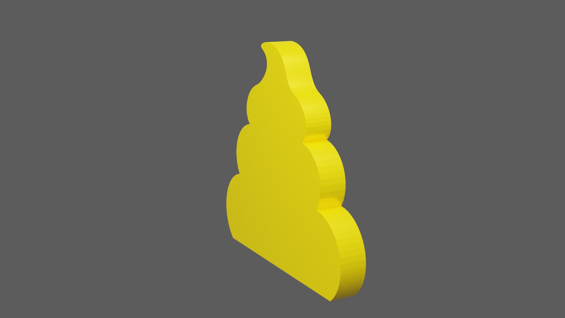 Pile Of Poo Icon 3D Model - TurboSquid 2195088
