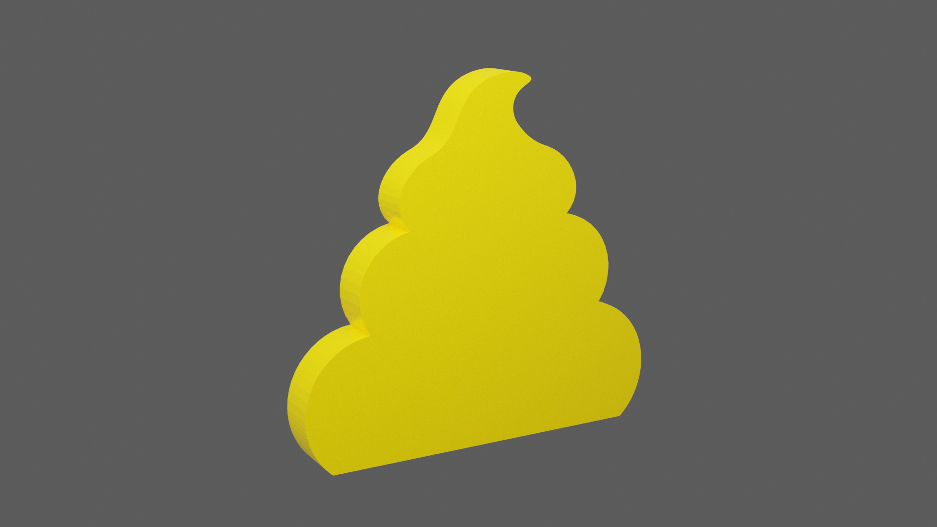 Pile Of Poo Icon 3D Model - TurboSquid 2195088