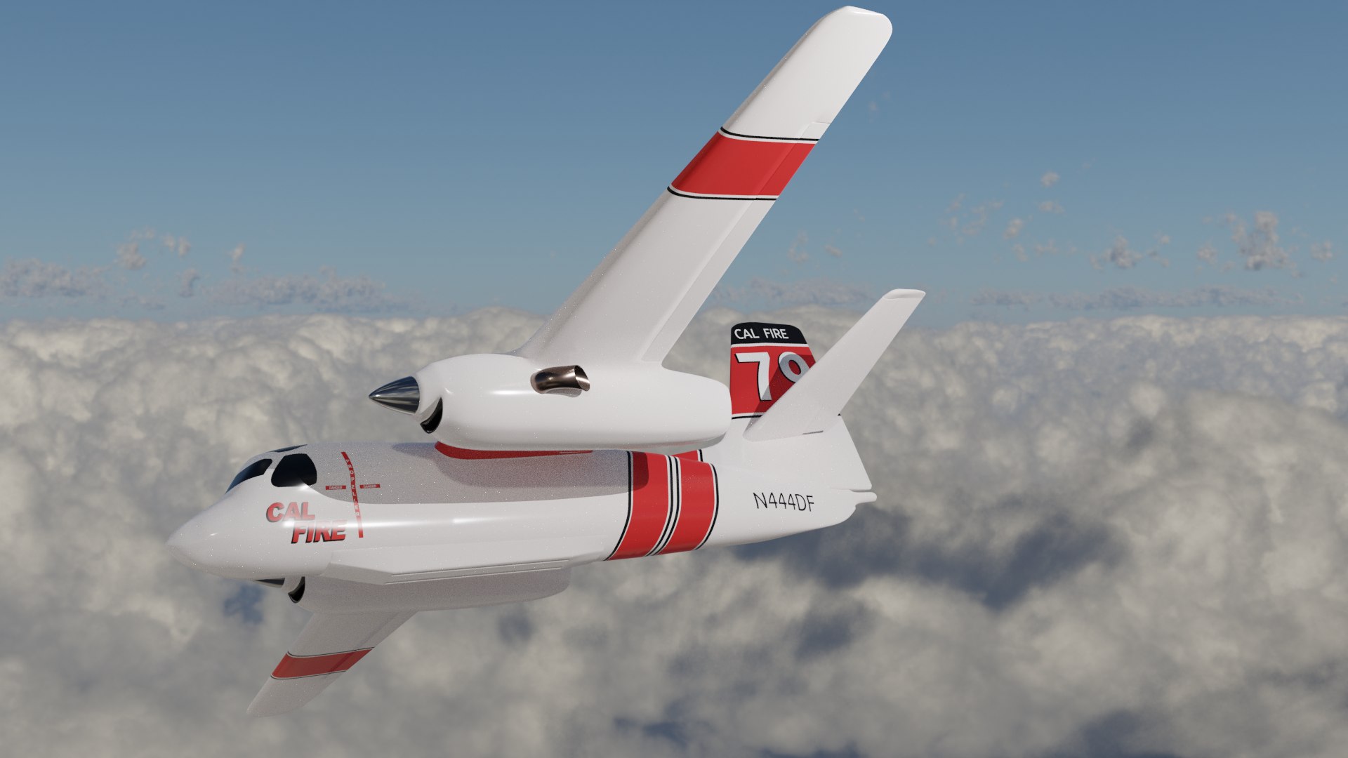 S-2T Cal Fire Bomber 3D Model - TurboSquid 1780948