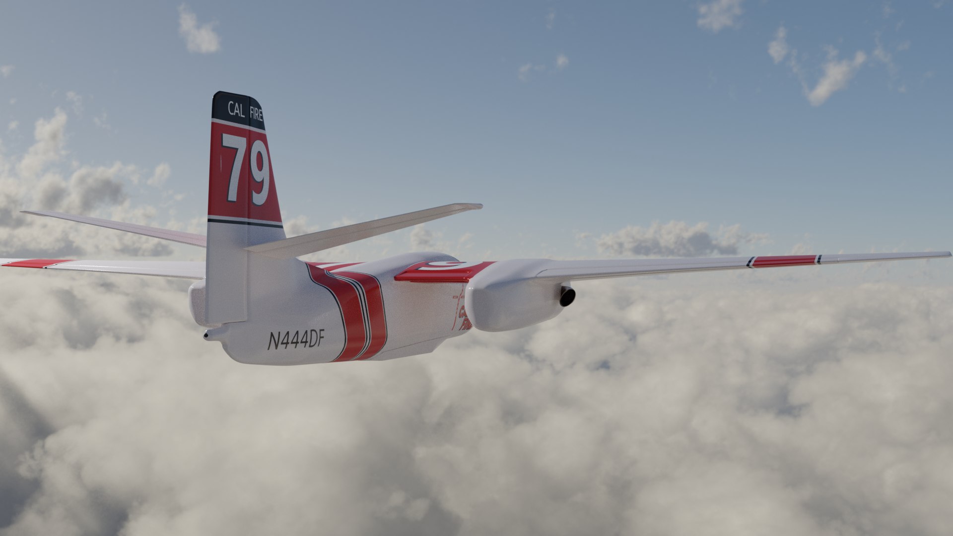 S-2T Cal Fire Bomber 3D Model - TurboSquid 1780948