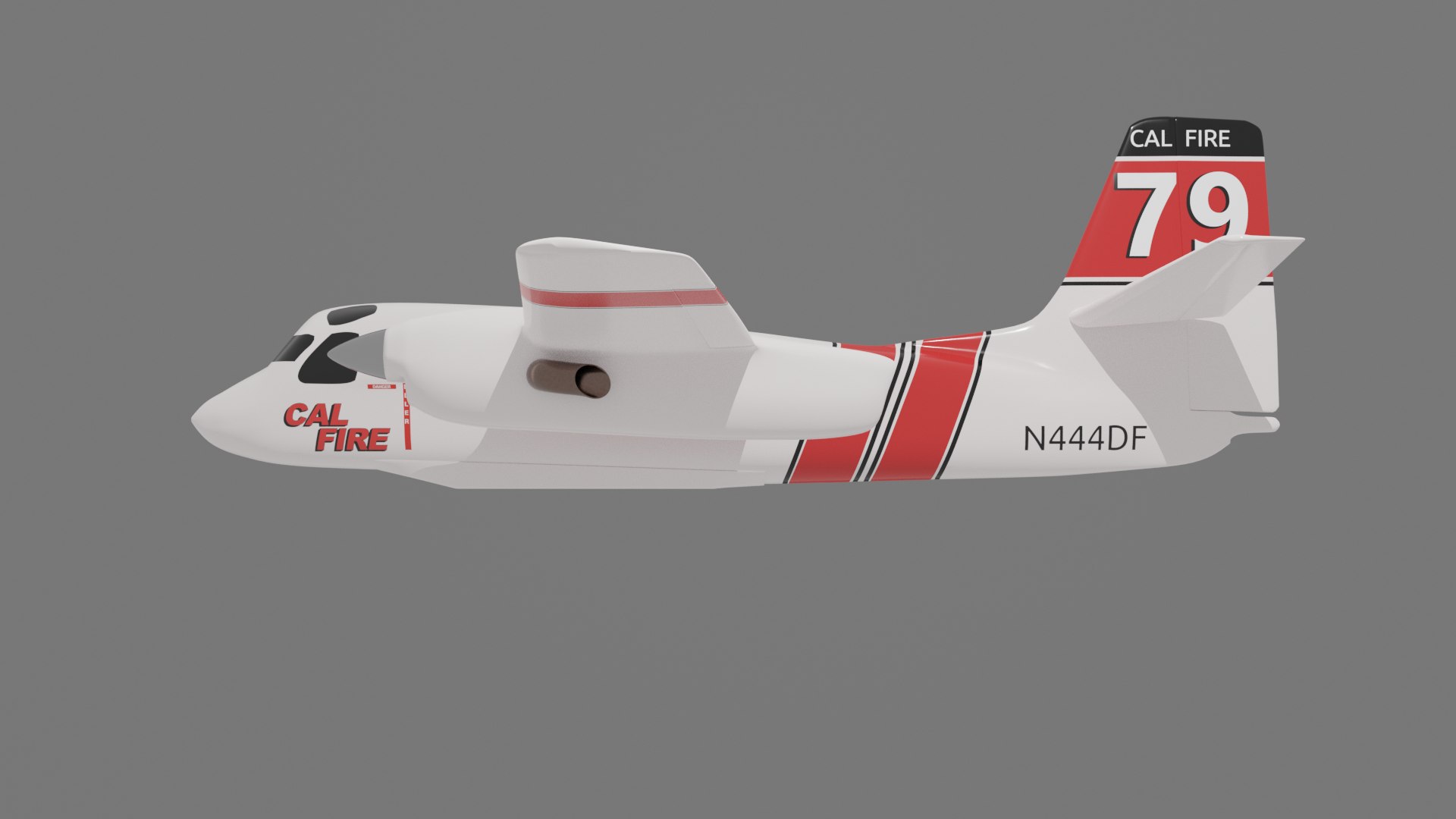 S-2T Cal Fire Bomber 3D Model - TurboSquid 1780948