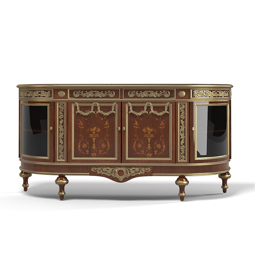 3d model classic sideboard