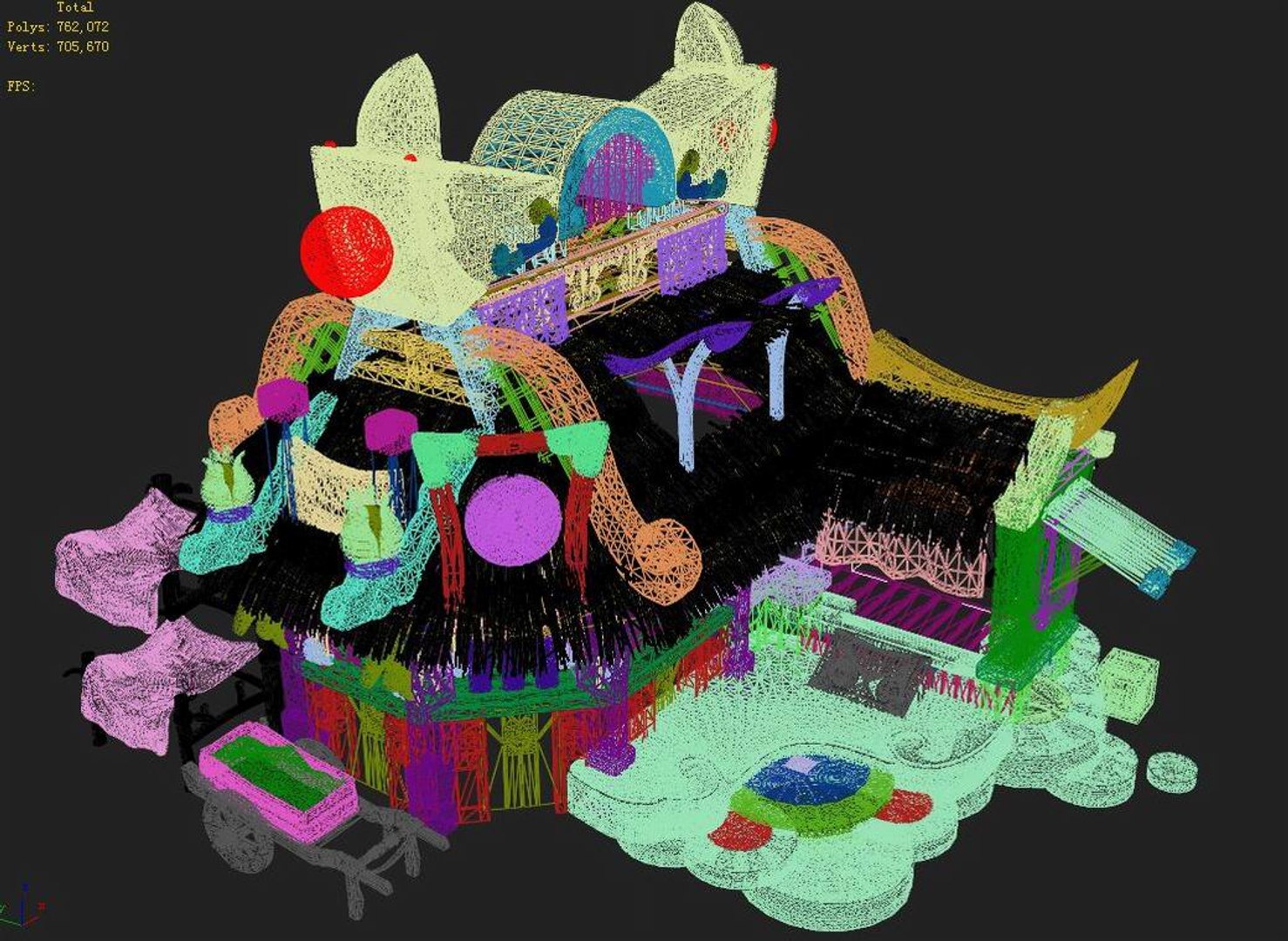 3D gang building - intermediate - TurboSquid 1452385