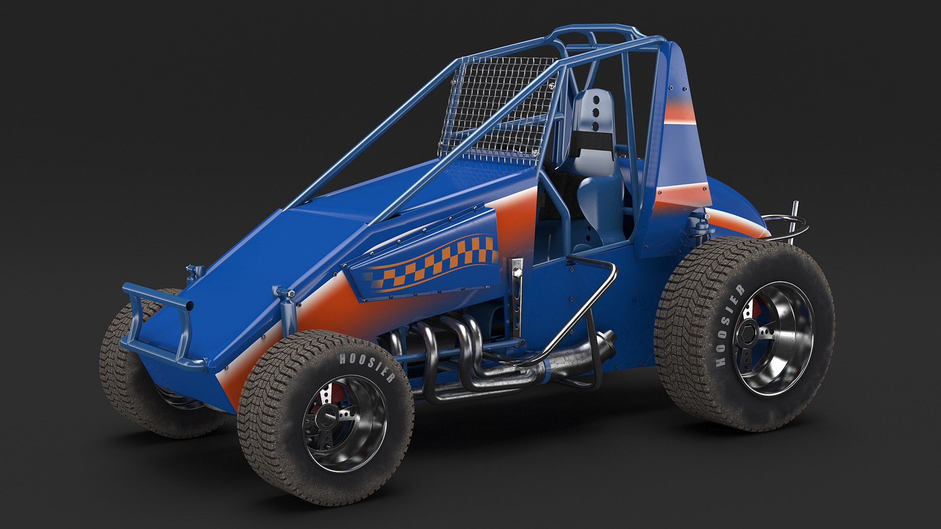 Sprint Car 3D Model - TurboSquid 2209156