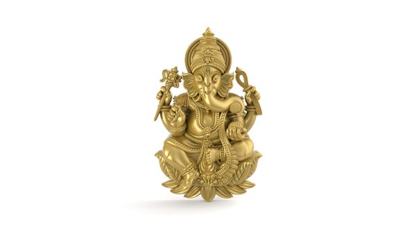 Ganesh pendant cad file 3D 모델 - TurboSquid 2068801
