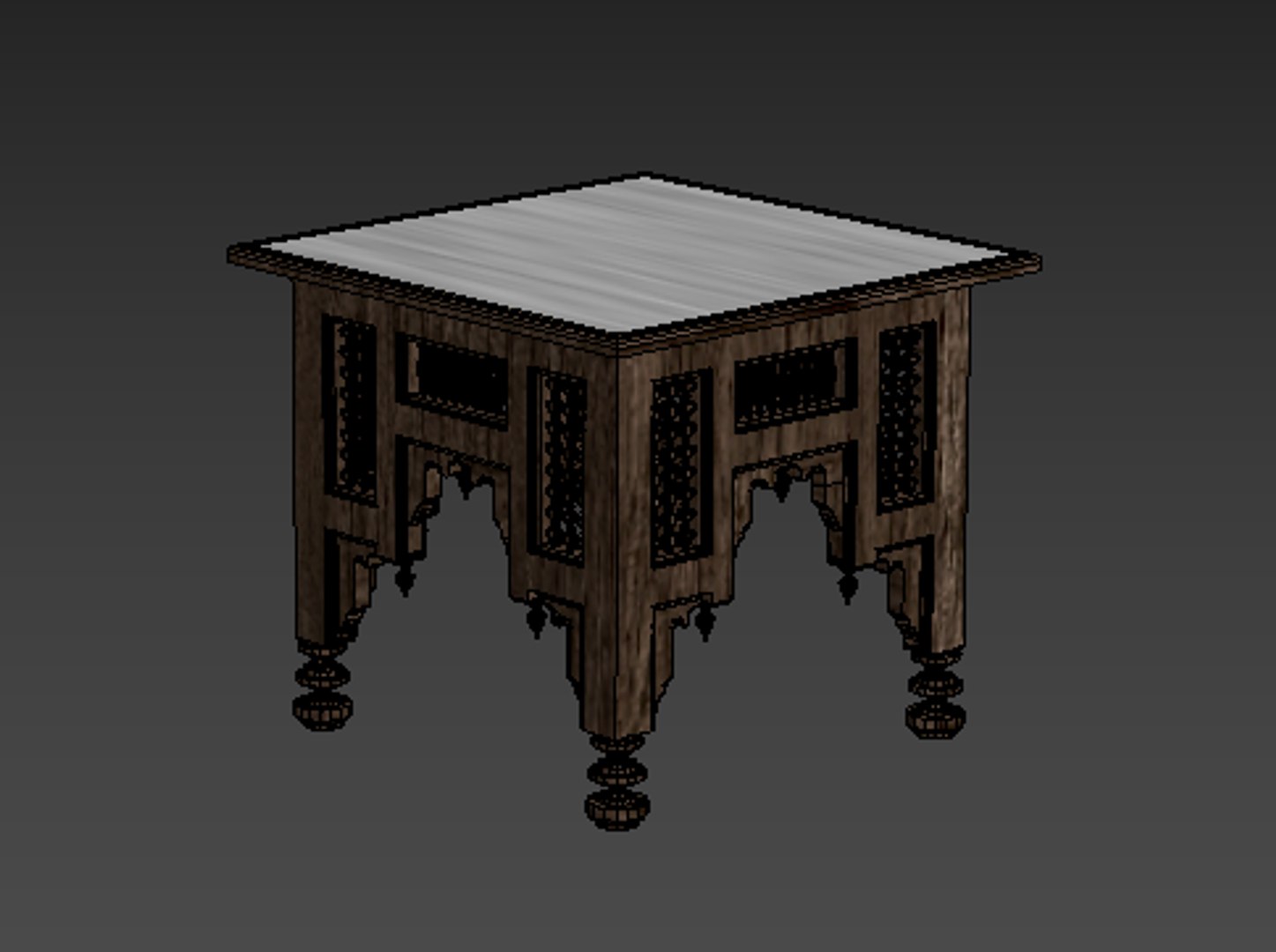 Islamic Arabic Table 3D Model - TurboSquid 2419594