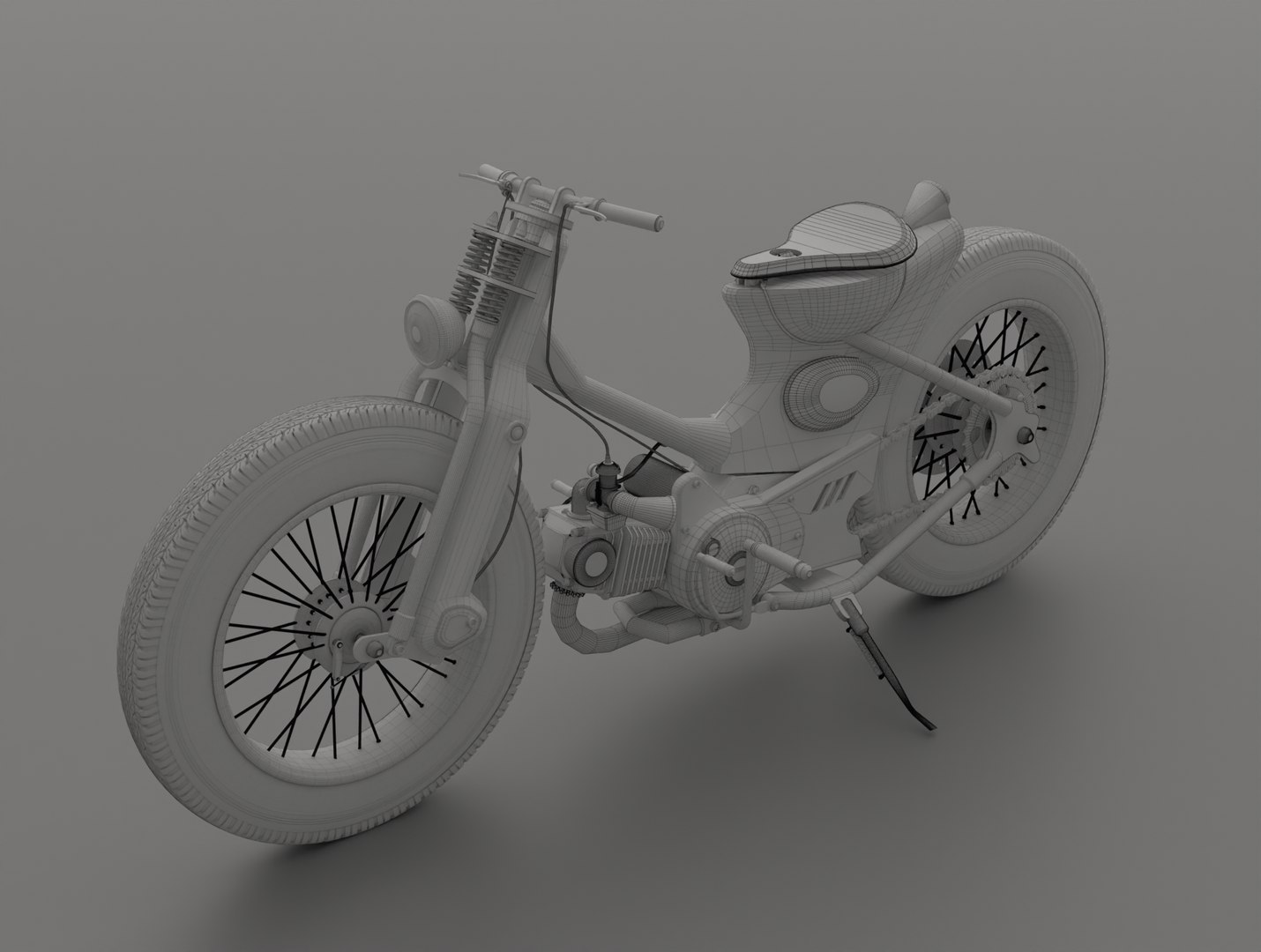 Choppy Modified Motorbike 3D - TurboSquid 2260140