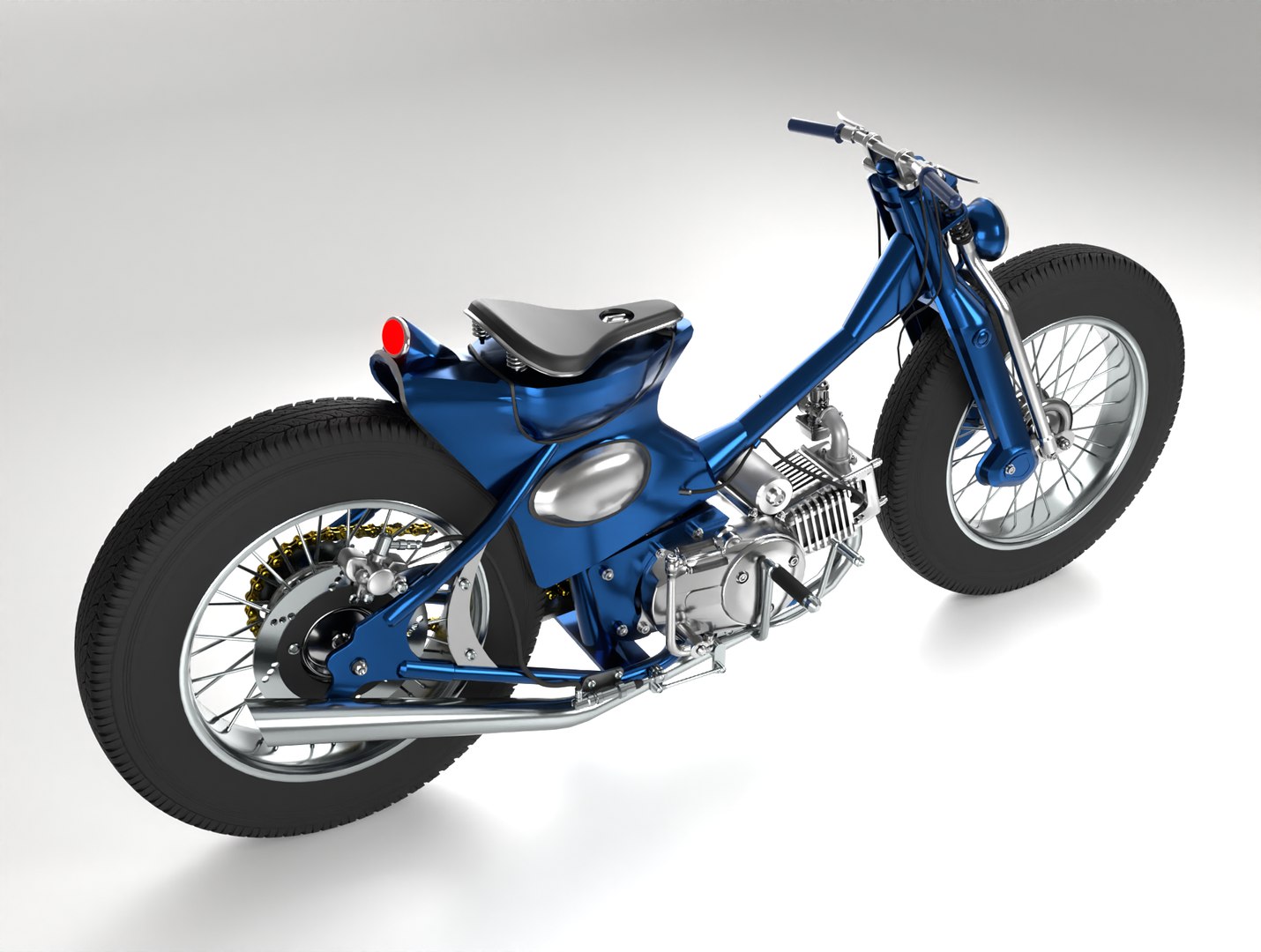 Choppy Modified Motorbike 3D - TurboSquid 2260140