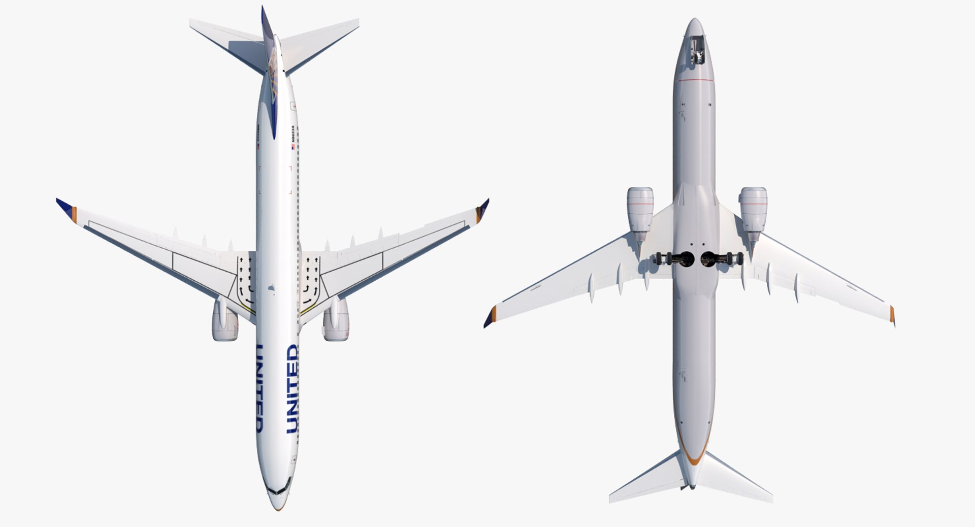 3D Model Boeing 737-900 United Airlines - TurboSquid 1159527