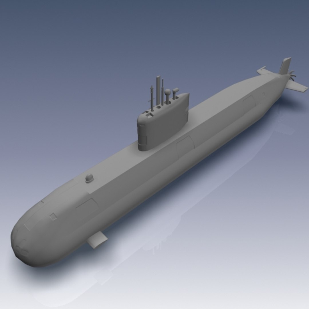 Victoria Class Submarine 3d Model