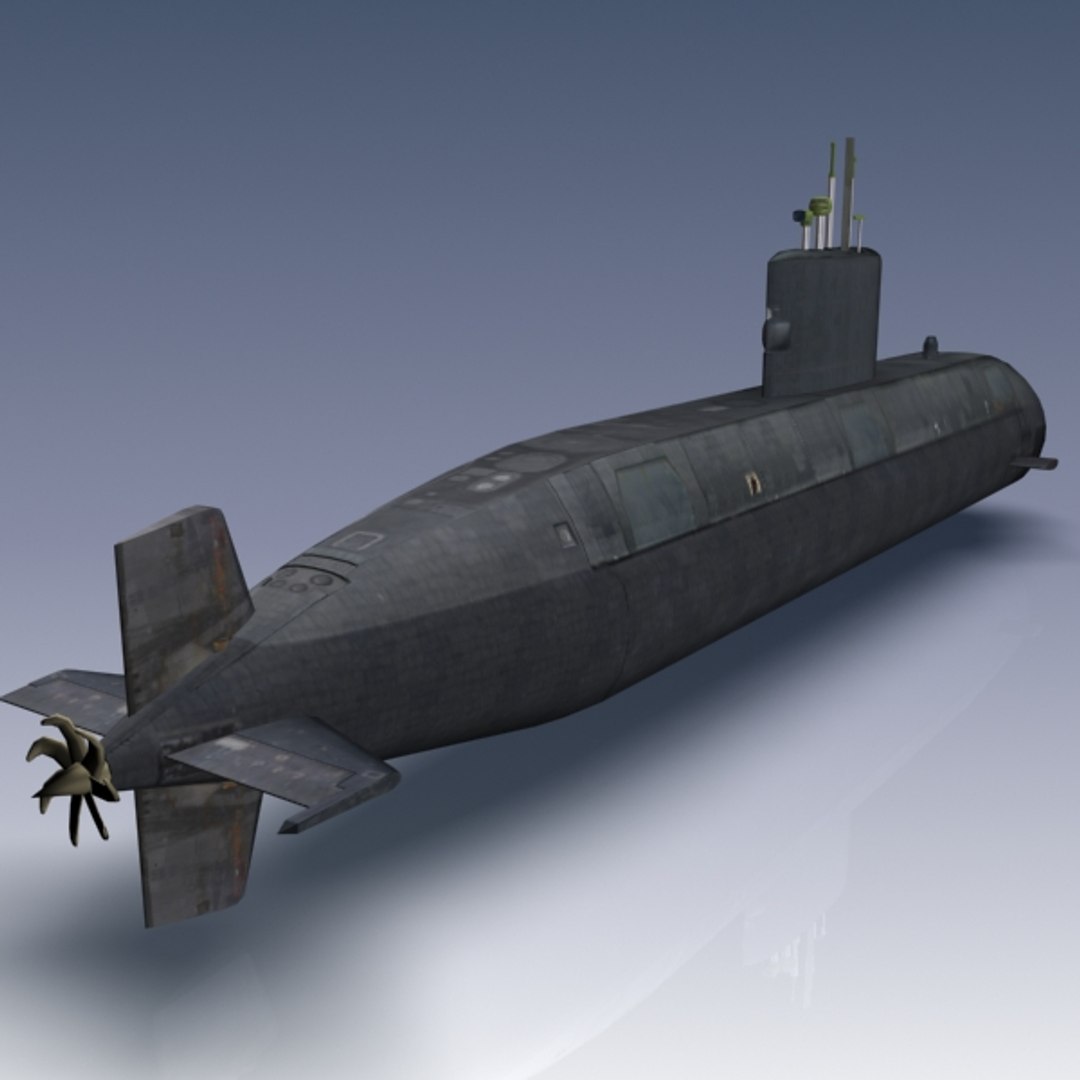 Victoria Class Submarine 3d Model