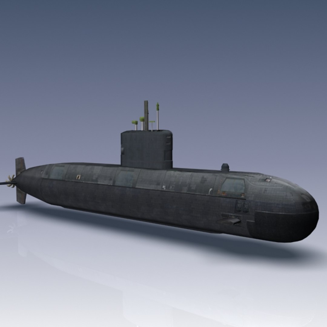 Victoria Class Submarine 3d Model