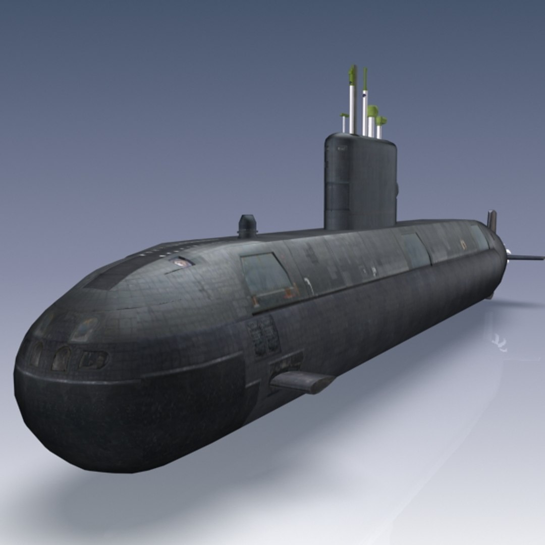 Victoria Class Submarine 3d Model