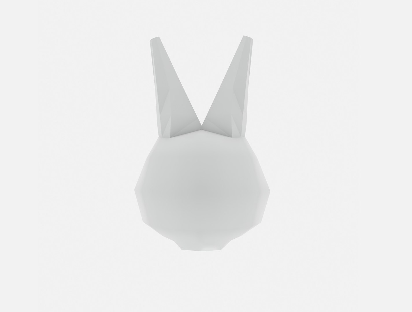 3D Paper Rabbit Mask Model - TurboSquid 2347890