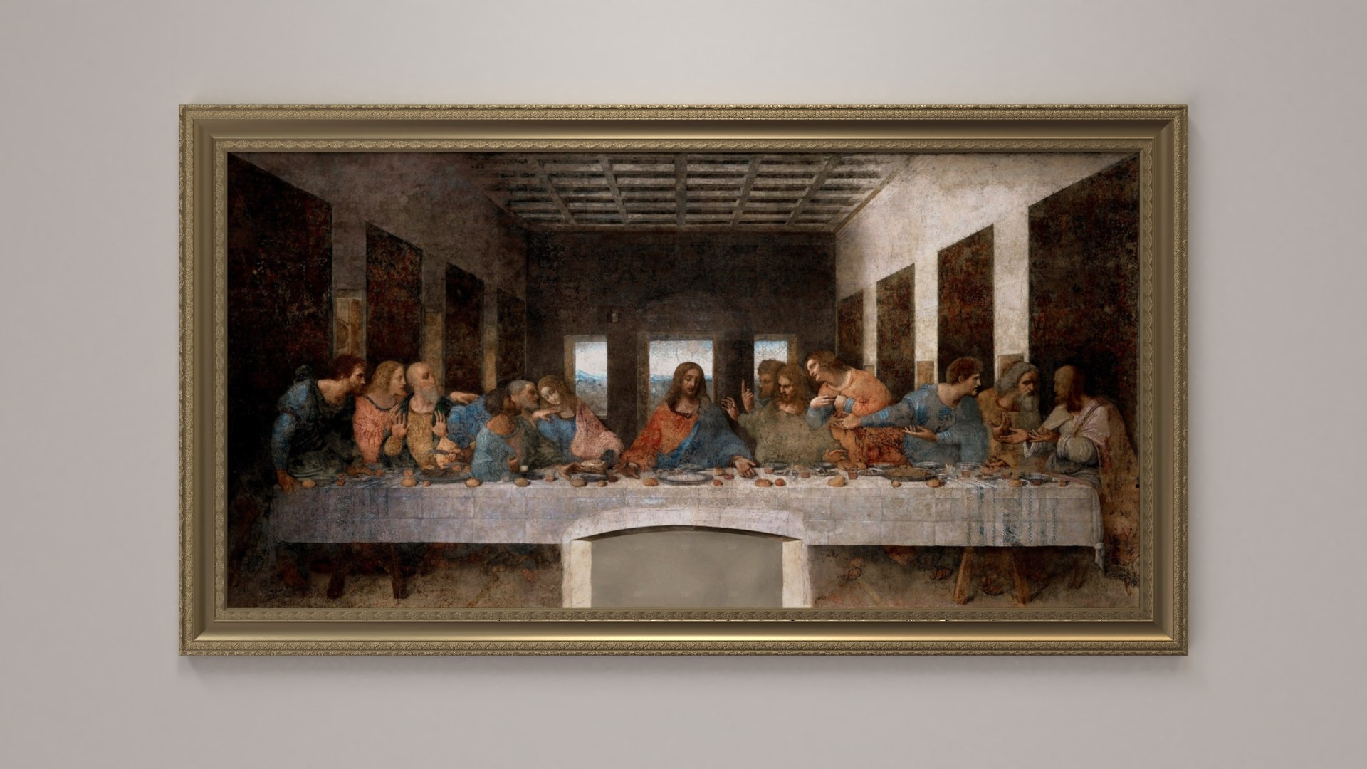 3D Painting Supper Model - TurboSquid 1261410